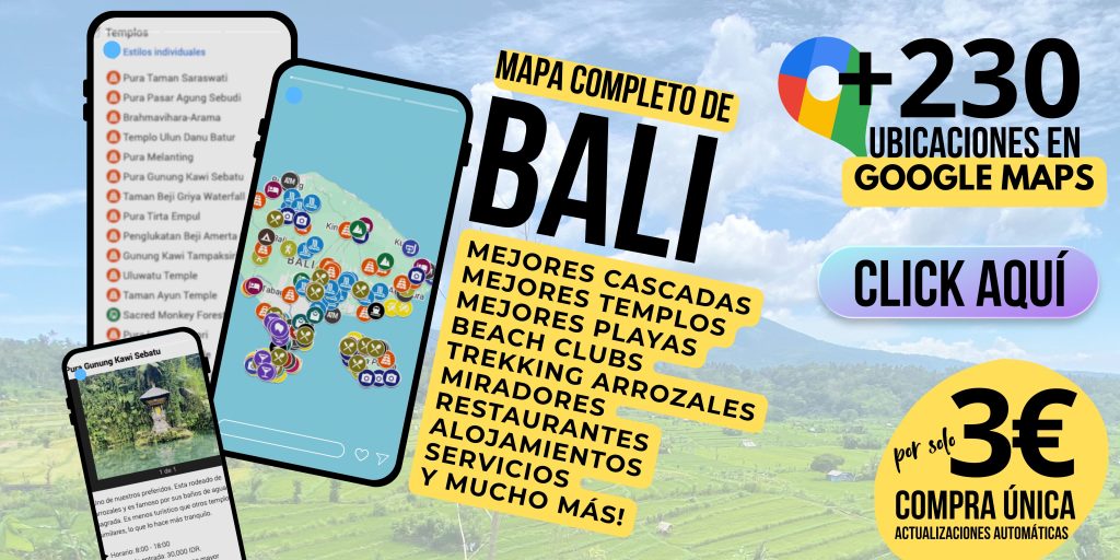 Mapa de Bali por Regiones [100% GRATIS y DESCARGABLE] | Viajes y Tips